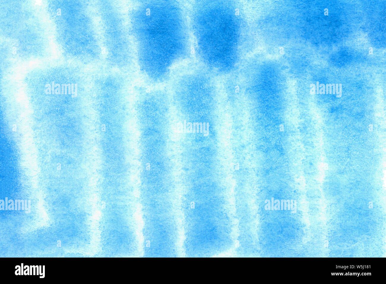 Abstract blue ink spot textured background. Modern design watercolor ...