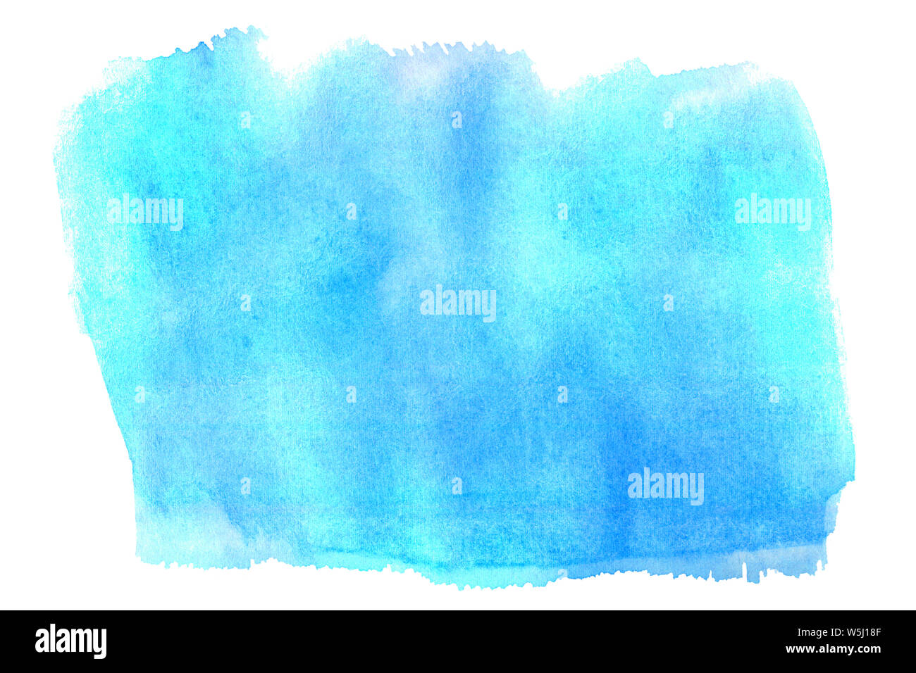 Abstract blue ink spot textured background. Modern design watercolor ...