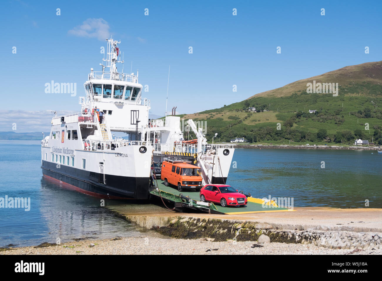 Claonaig to lochranza ferry isle of arran hi-res stock photography and ...