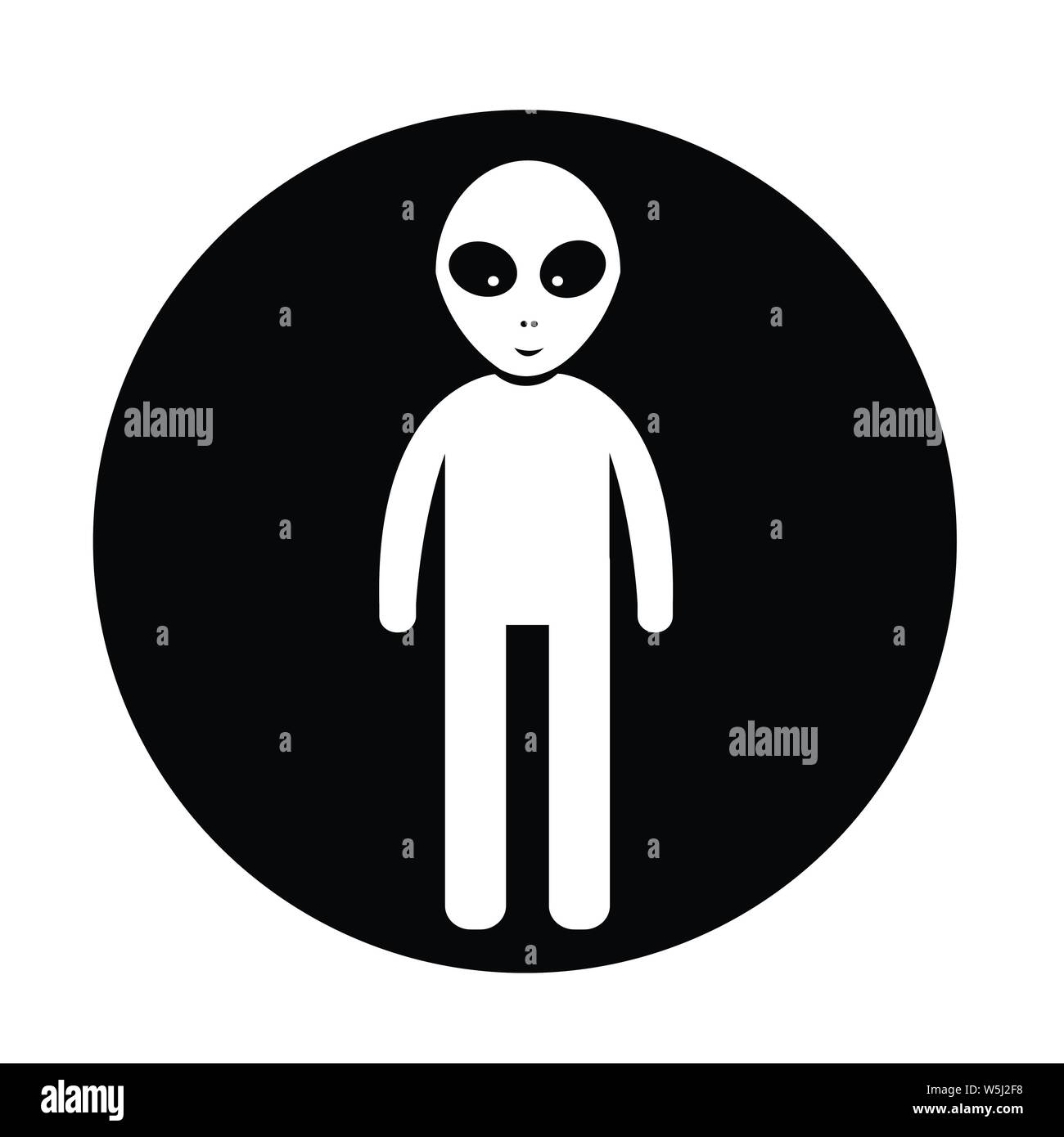 Alien Icon Stock Vector Image & Art - Alamy