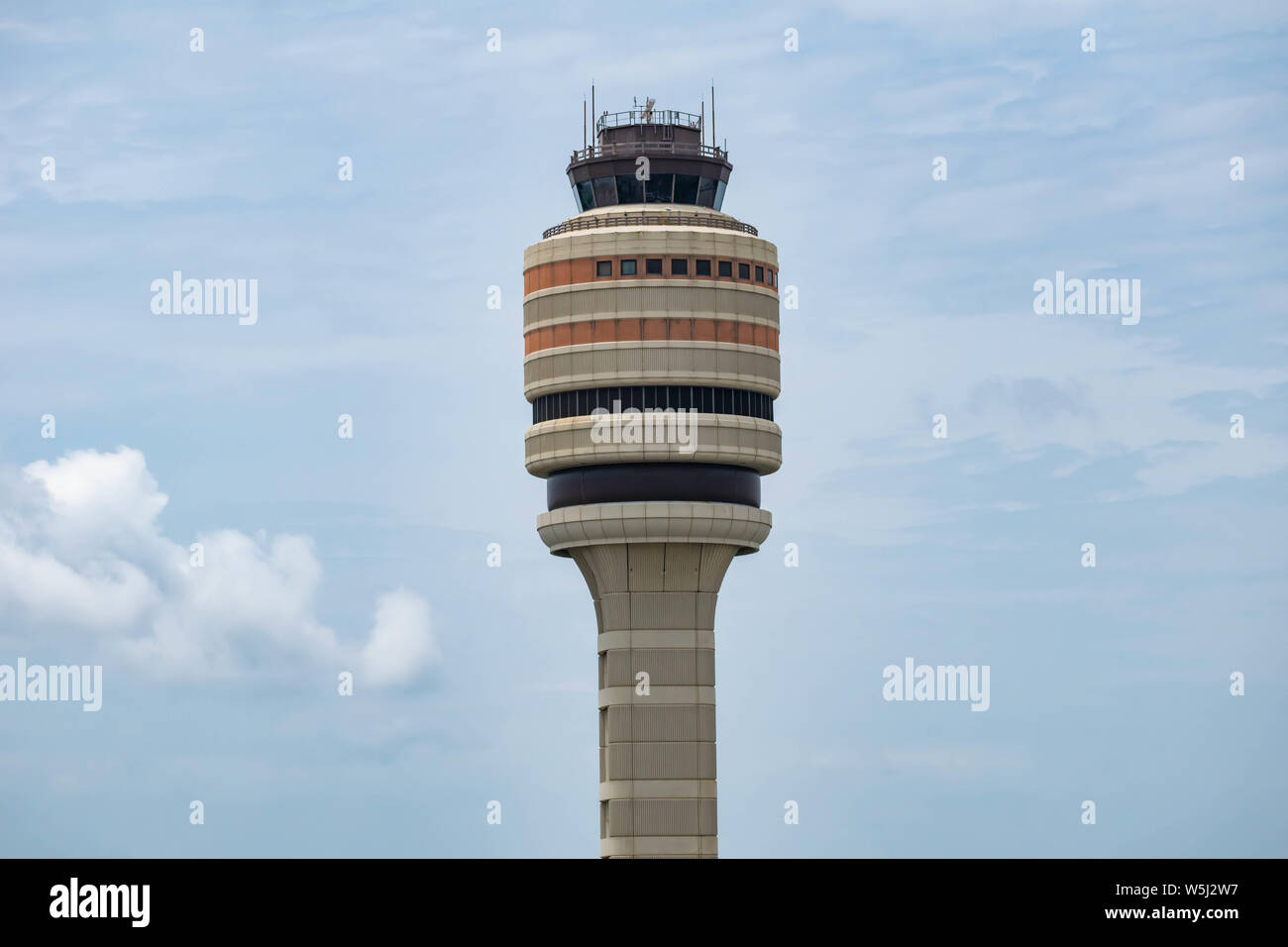Orlando, Florida. July 09, 2019 .Air traffic control tower at Orlando ...