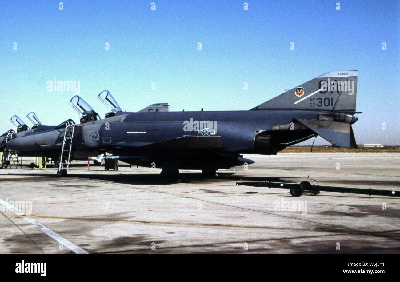 USAF United States Air Force McDonnell Douglas F-4E Phantom II Stock ...