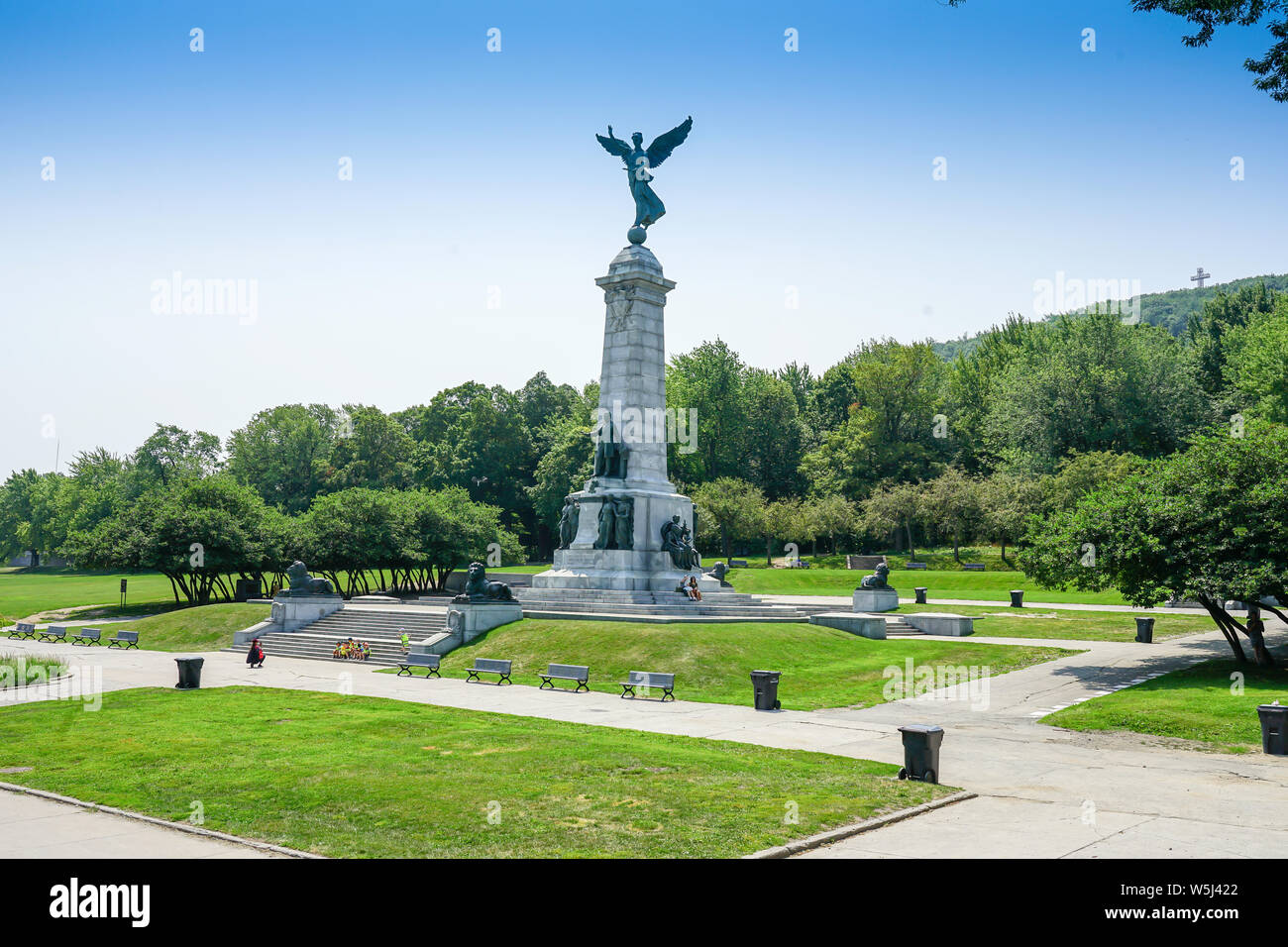 Sir Georges Etienne Cartier Monument in Montreal, Quebec, Canada, old ...