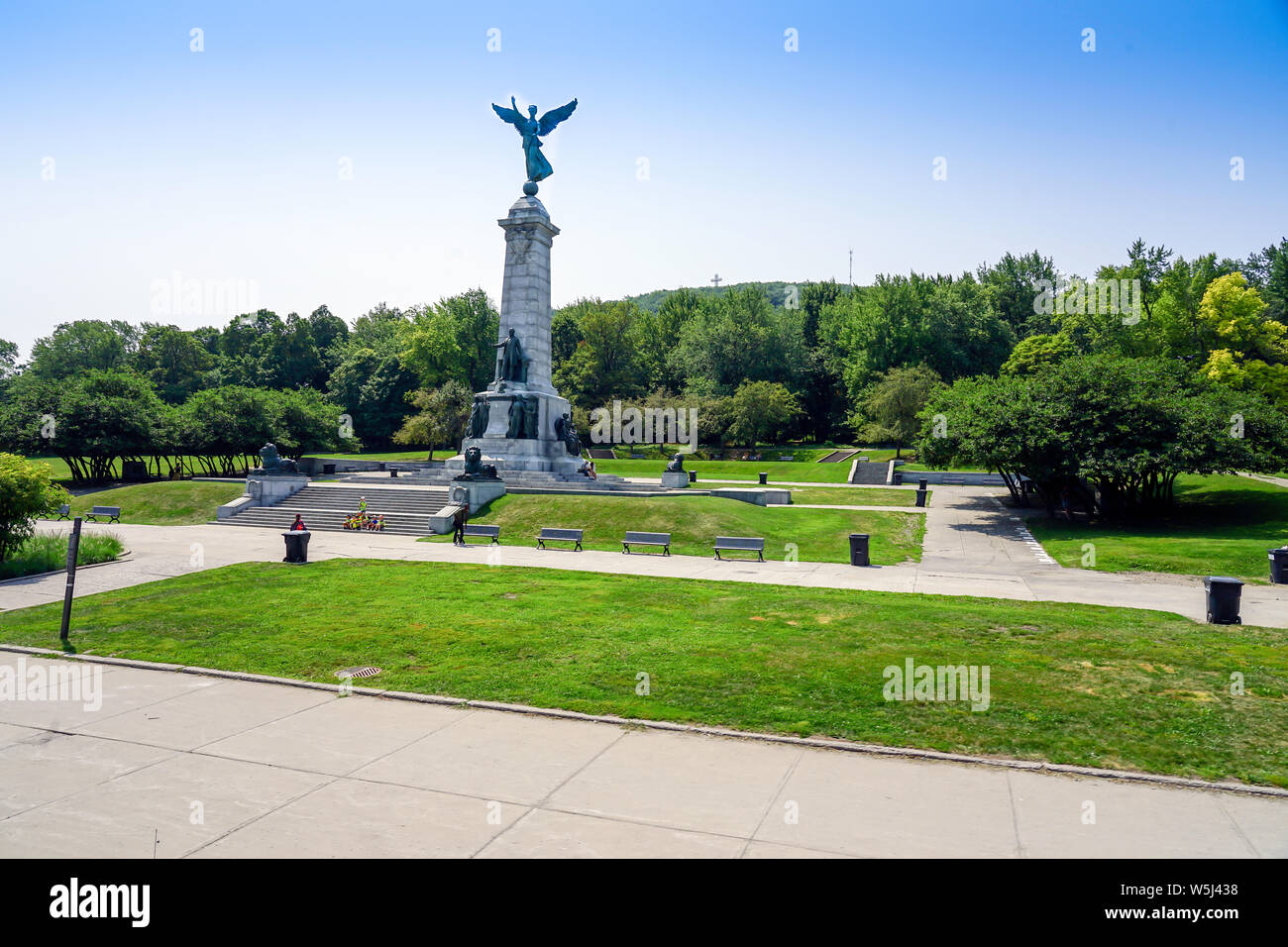 Sir Georges Etienne Cartier Monument in Montreal, Quebec, Canada, old ...