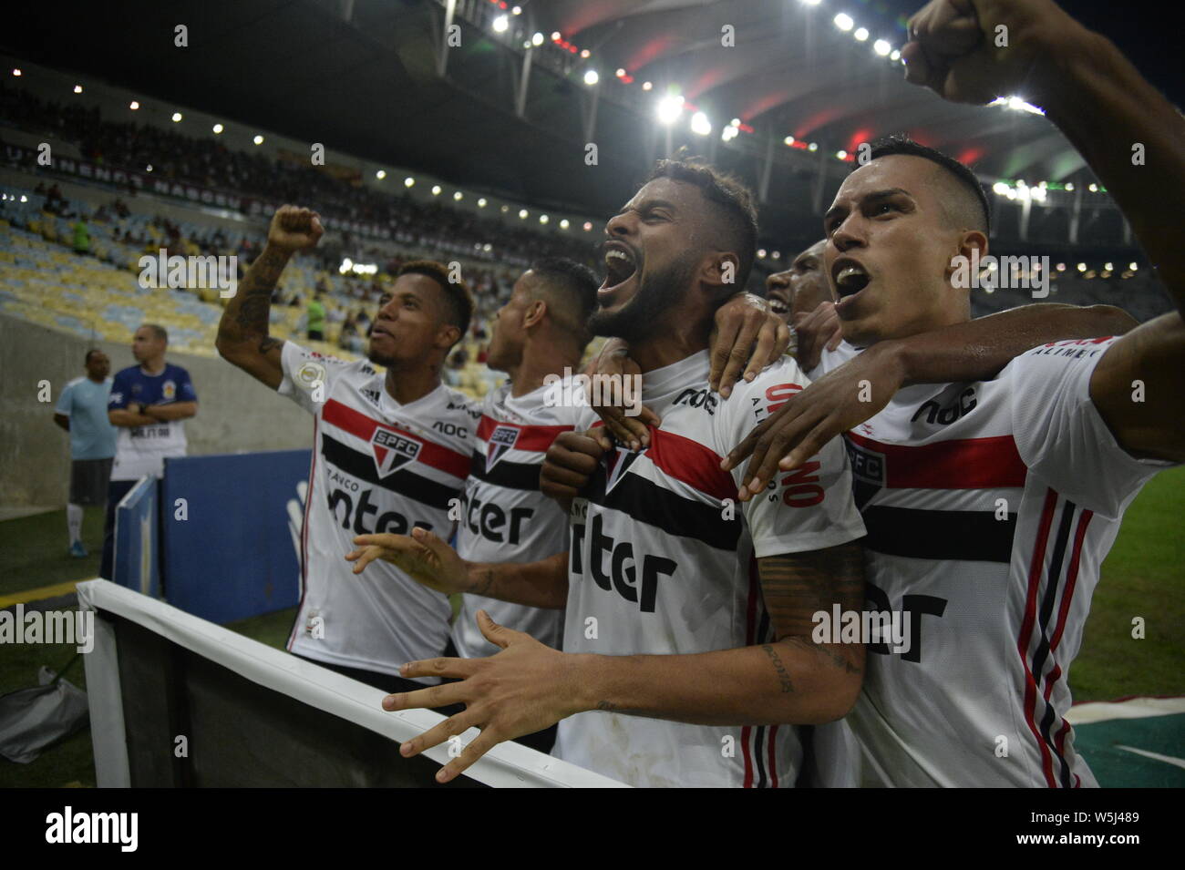Rio de Janeiro, Brazil, July 27, 2019. Football player Reinaldo from ...