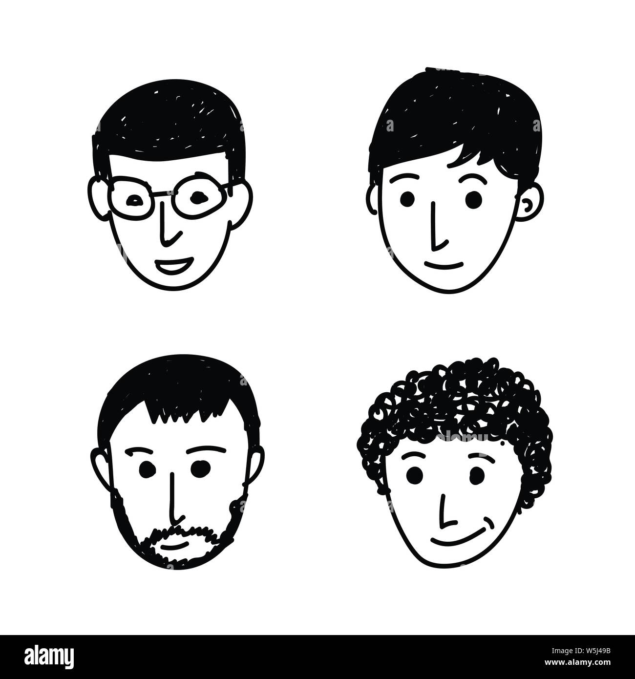 Hand drawn people Stock Vector Image & Art - Alamy