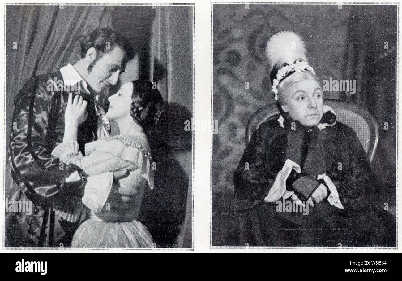 Mme Gaby Morlay interprétant le rôle de la reine Victoria dans sa ...