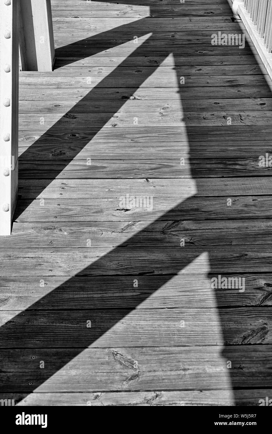 Light and shadow create interesting patterns on everyday objects Stock ...