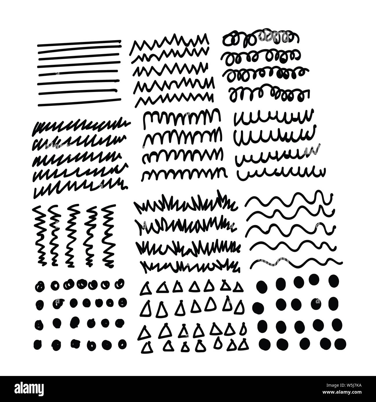 Hand drawn line border Stock Vector Image & Art - Alamy