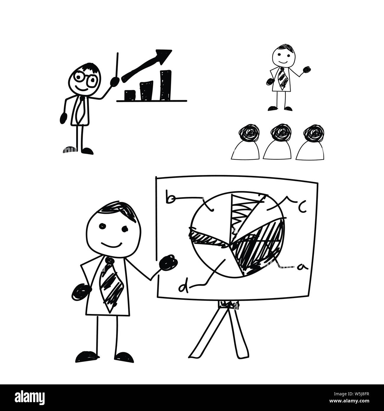 doodle people present Stock Vector Image & Art - Alamy