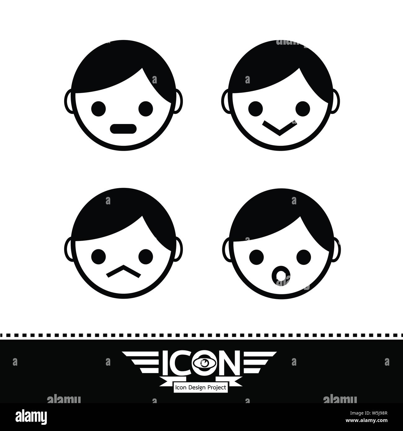 people emotion icon Stock Vector Image & Art - Alamy