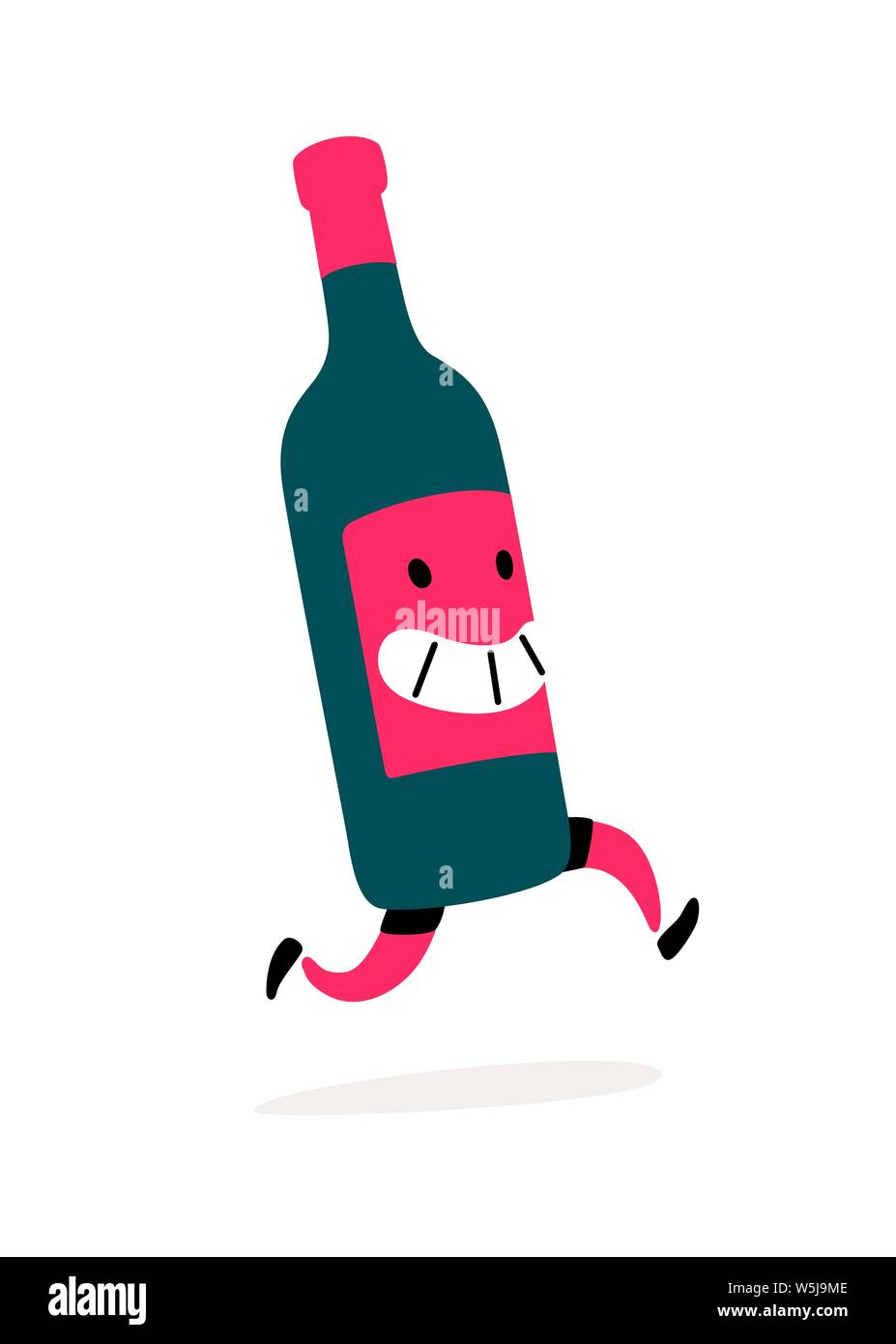 Sign advertising wine on Stock Vector Images - Alamy