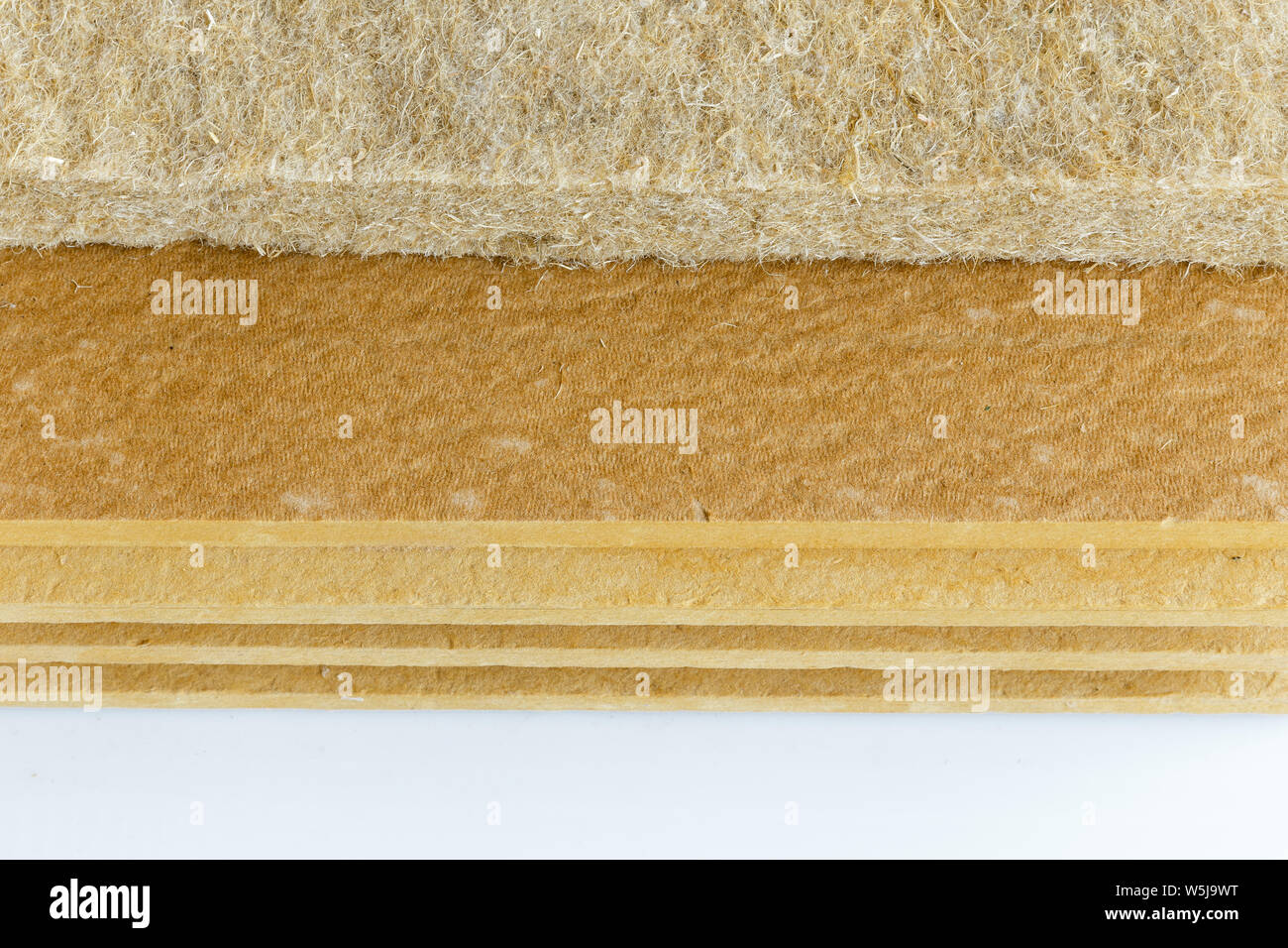materials background - compressed thermal insulating hemp fiber bonded ...