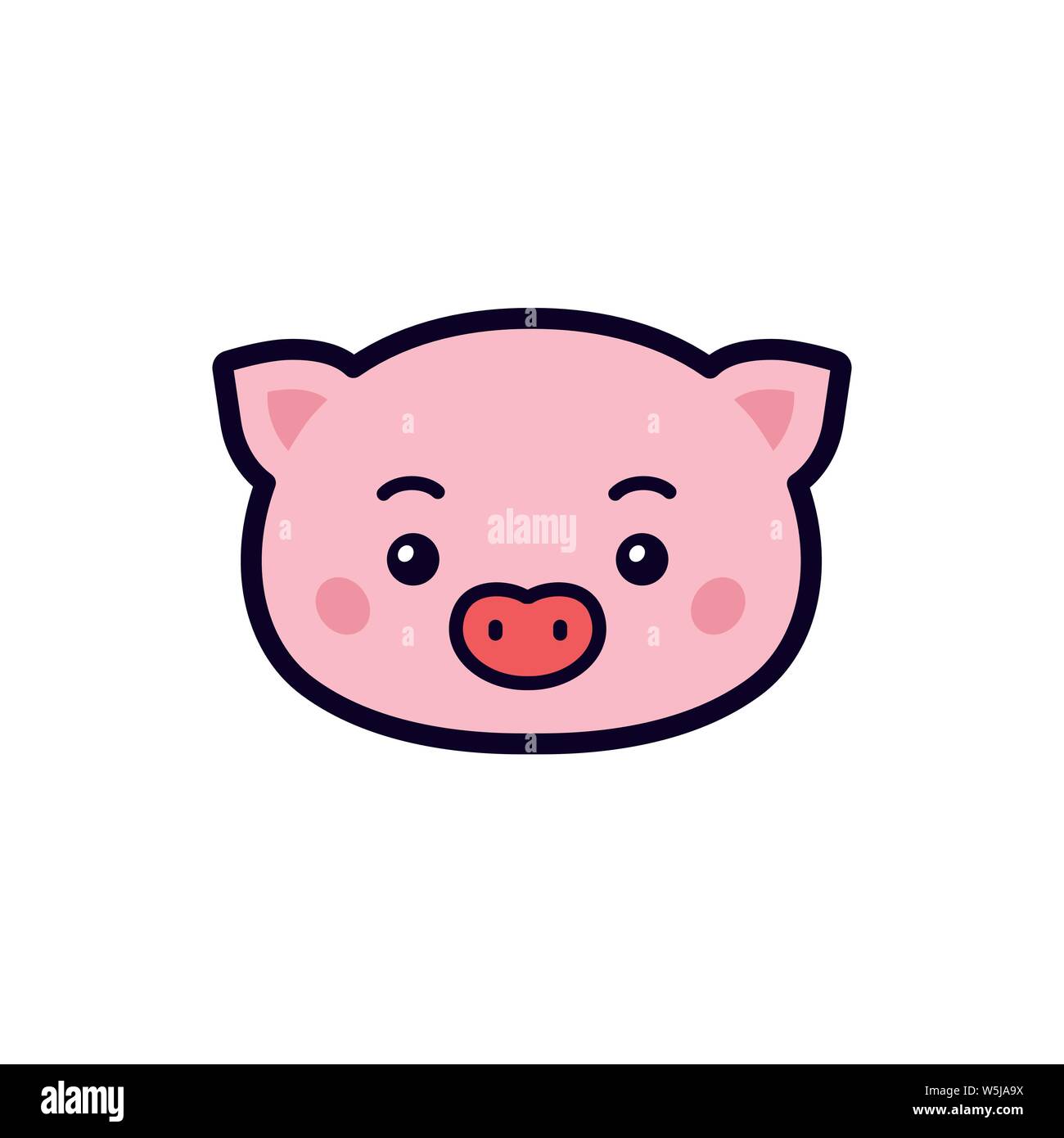 Fat face logo hi-res stock photography and images - Alamy