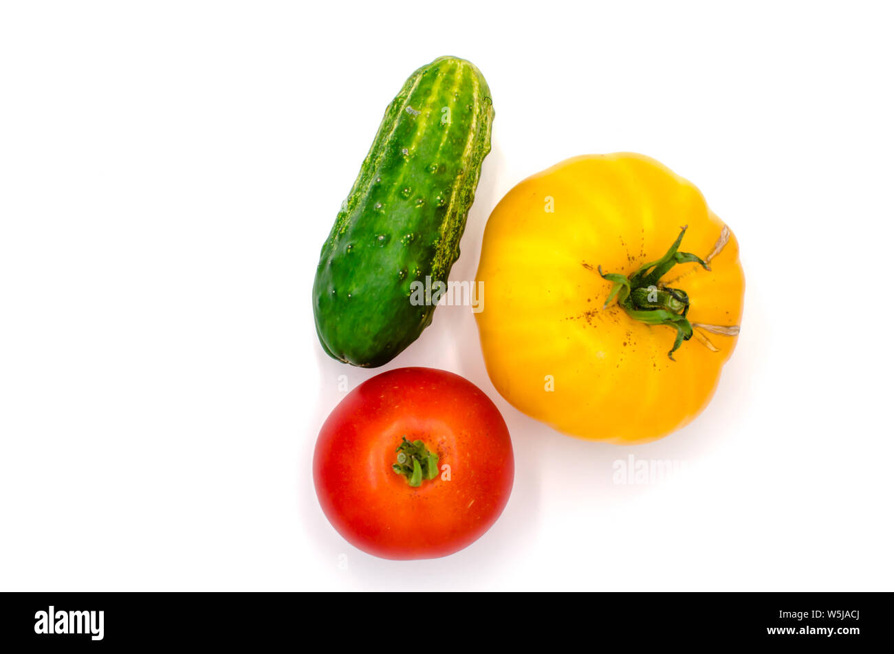 vegetables on a white background isolated Stock Photo - Alamy
