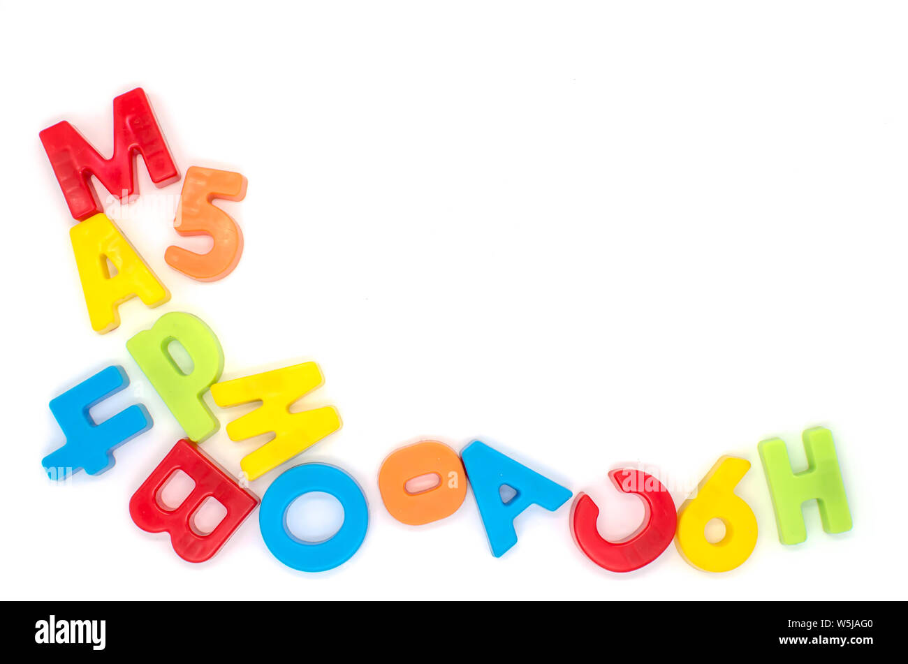 Alphabet green gold letters Cut Out Stock Images & Pictures - Alamy