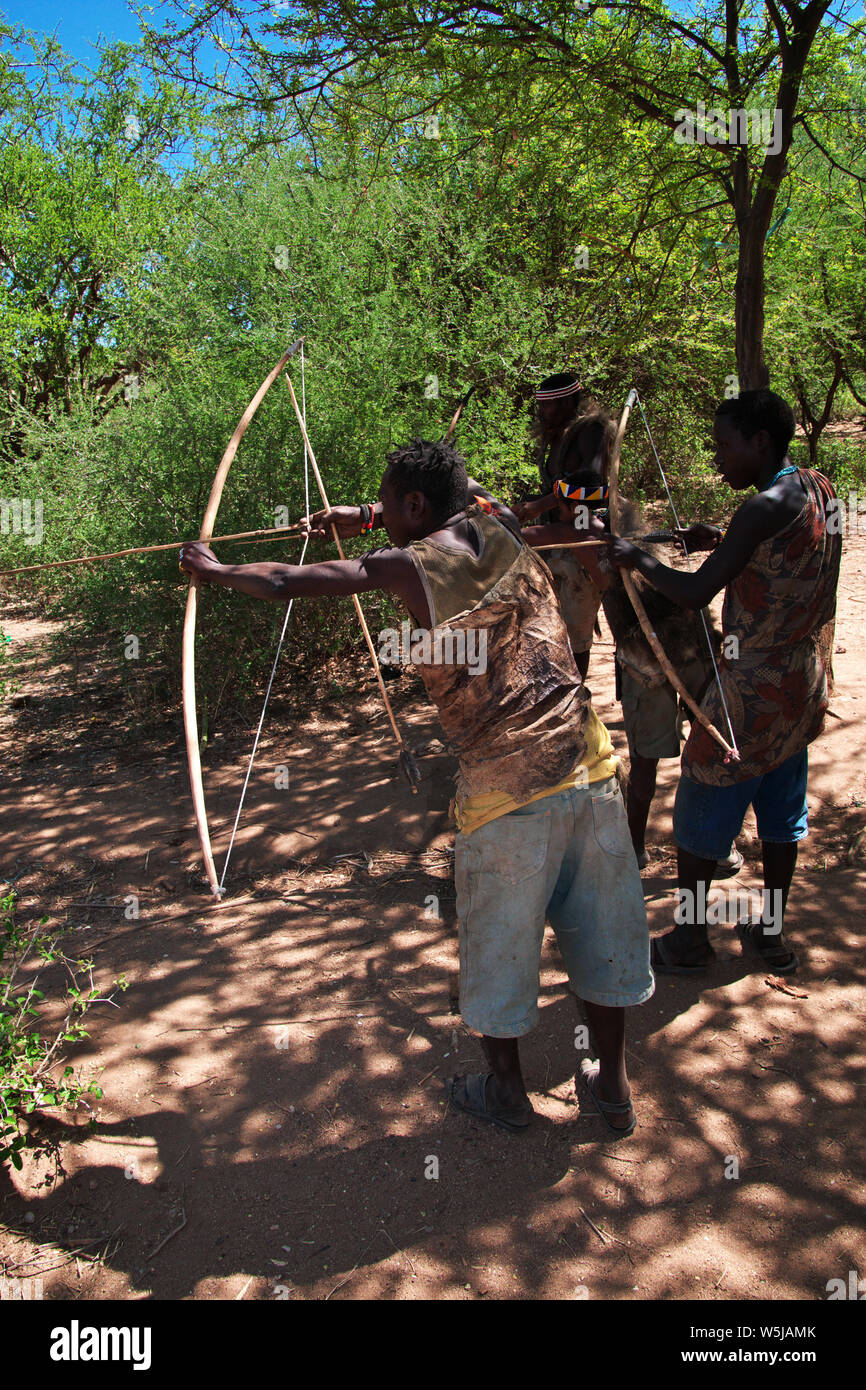 the life of the Bushmen, Africa Stock Photo - Alamy