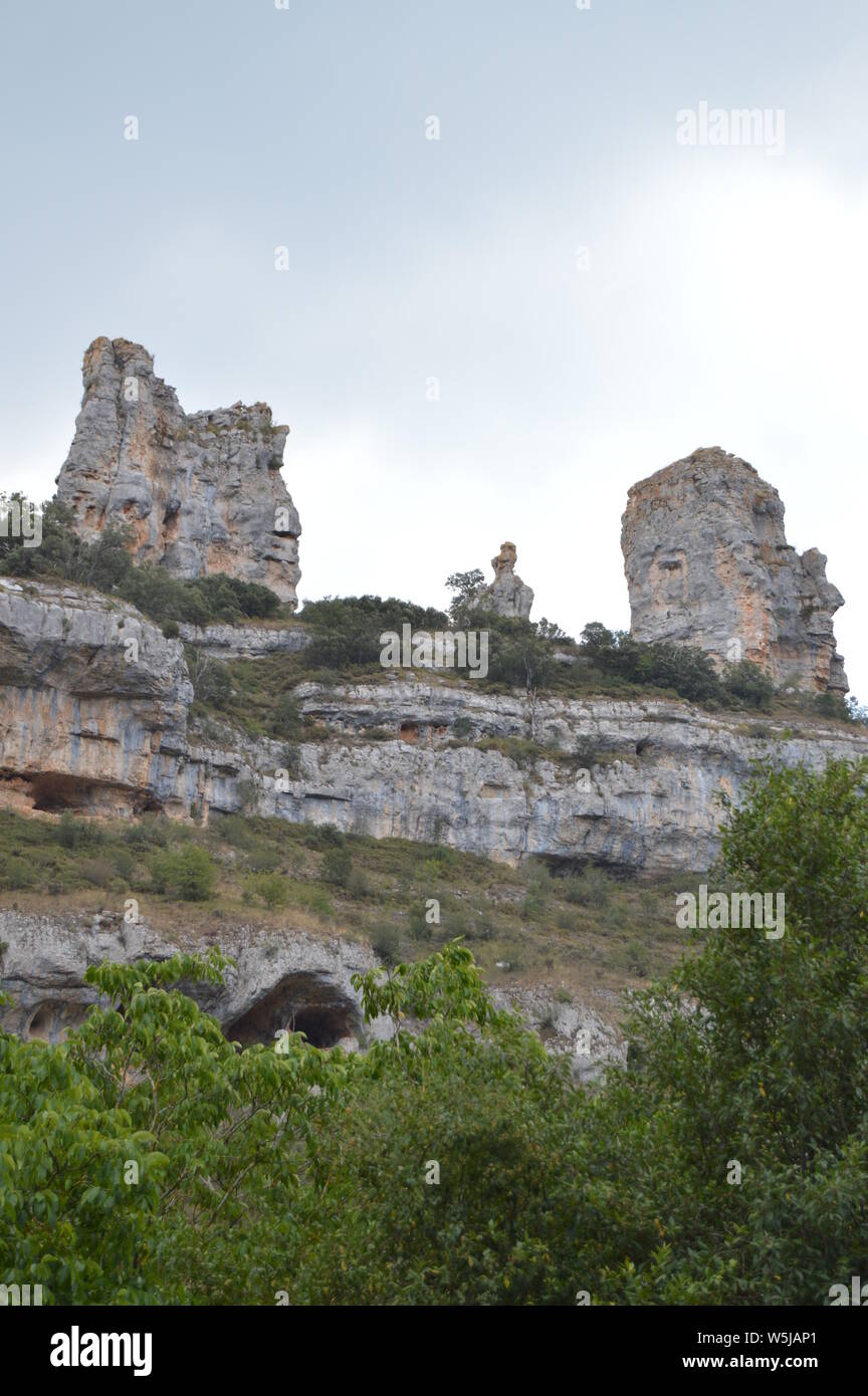 Set of Natural Calcareous Structures that are part of a karst complex ...
