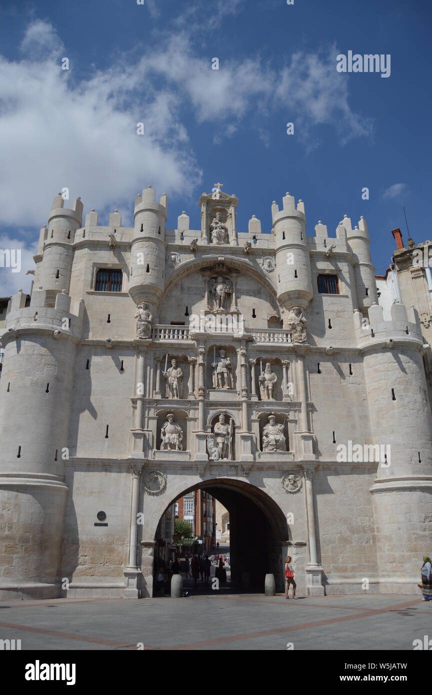 Beautiful Arch Of Santa Maria From The Roman Bridge Dated In The 15th ...