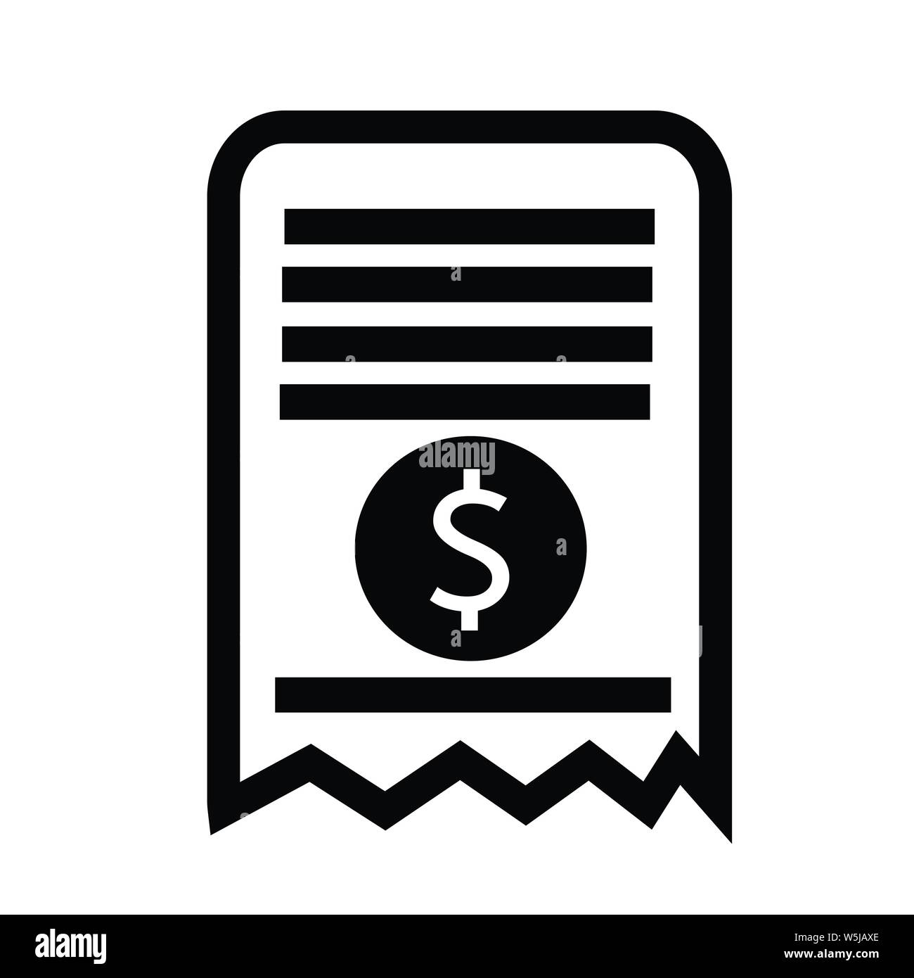 Invoice bill icon Stock Vector Image & Art - Alamy