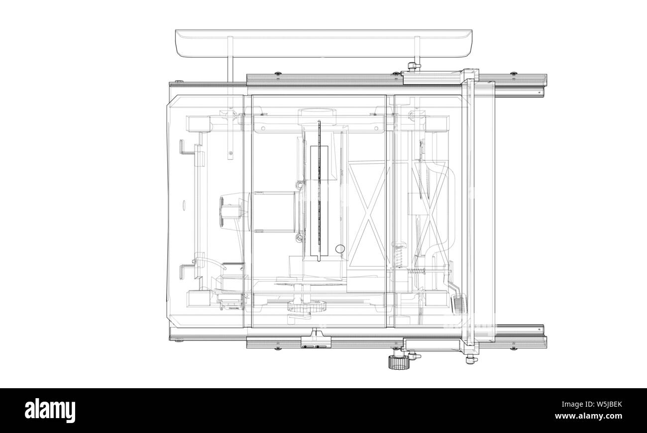 Wire frame table Stock Vector Images - Alamy