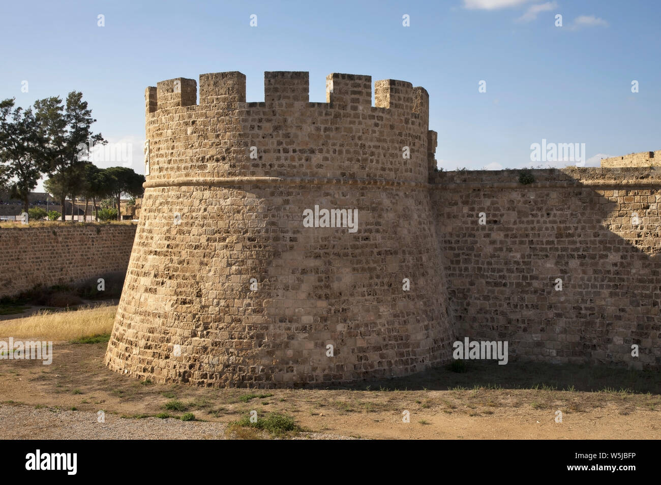 Othello castle in Famagusta. Cyprus Stock Photo - Alamy