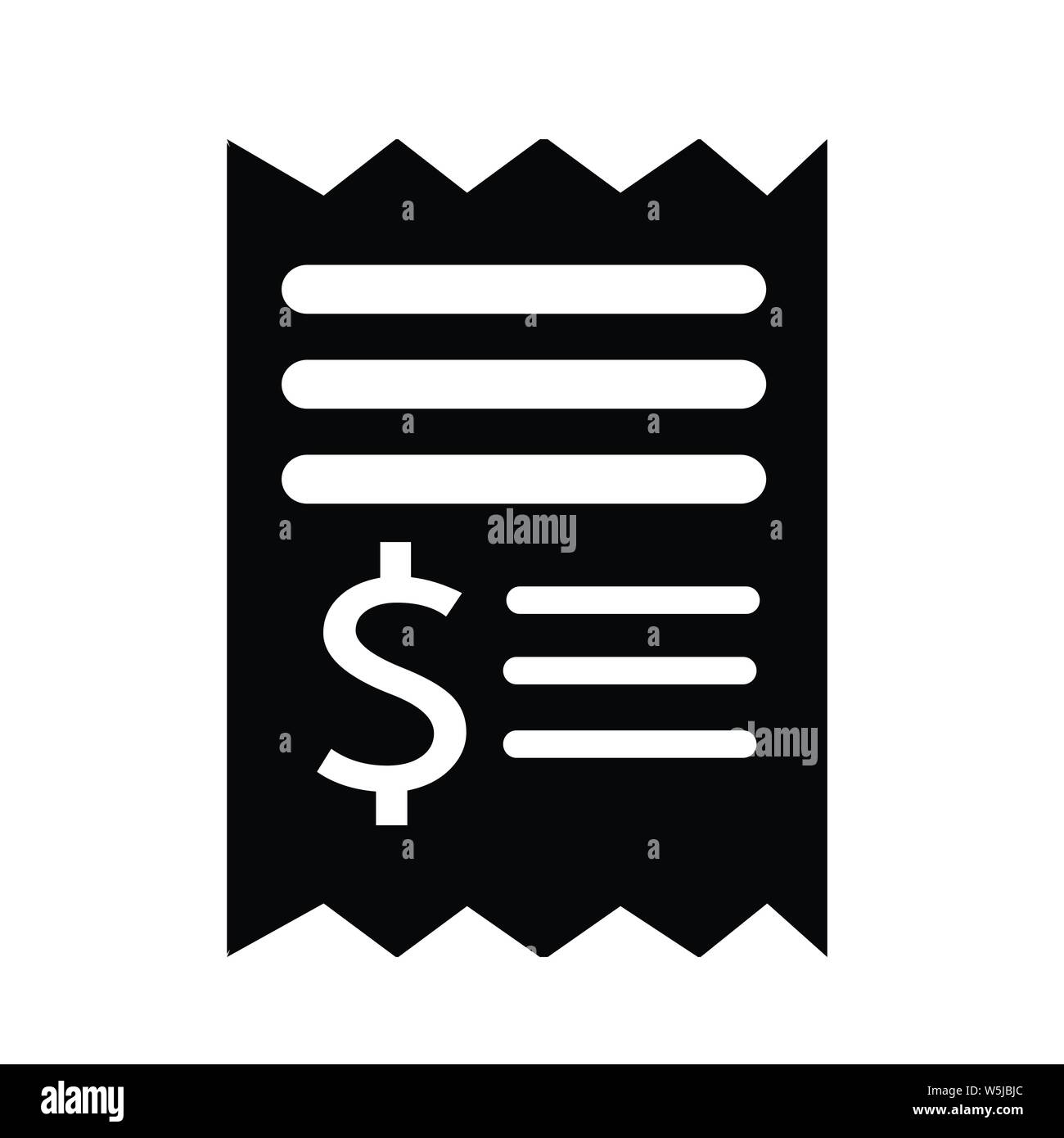 Invoice bill icon Stock Vector Image & Art - Alamy