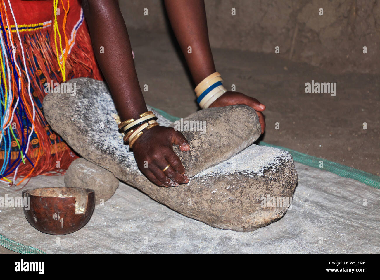 the life of the Bushmen, Africa Stock Photo - Alamy