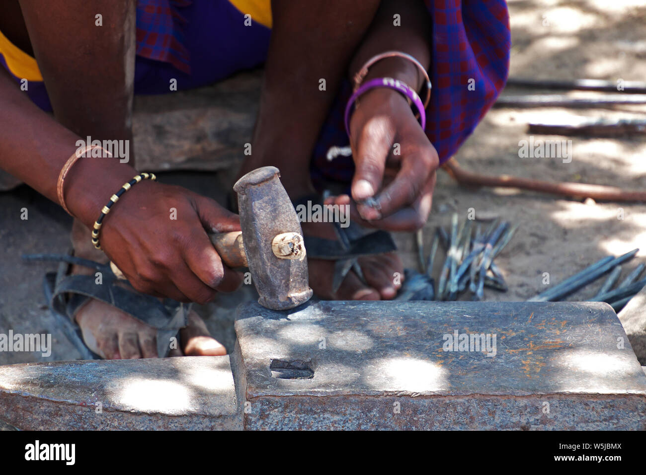 the life of the Bushmen, Africa Stock Photo - Alamy