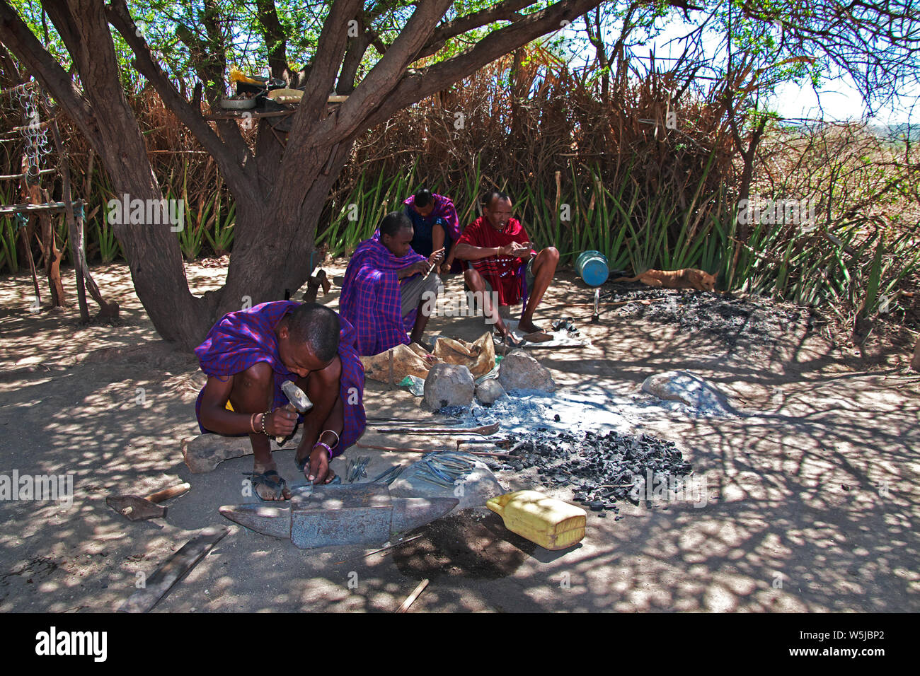 the life of the Bushmen, Africa Stock Photo - Alamy