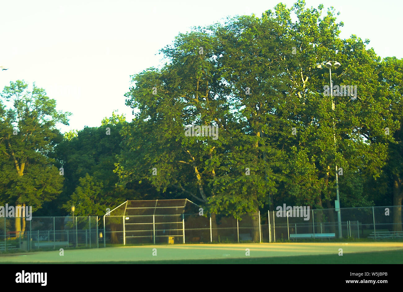 empty baseball park field Stock Photo - Alamy