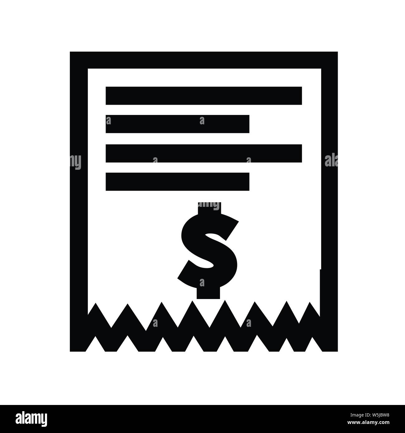 Invoice bill icon Stock Vector Image & Art - Alamy