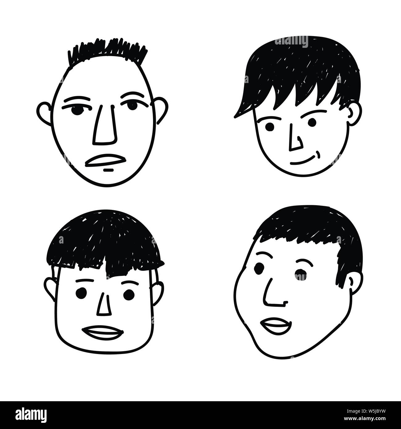 Hand drawn people Stock Vector Image & Art - Alamy