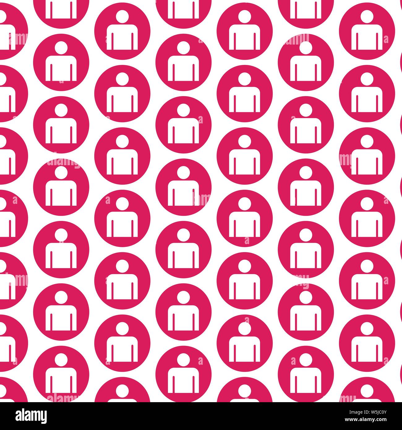 Pattern background Person symbol User sign icon Stock Vector Image ...