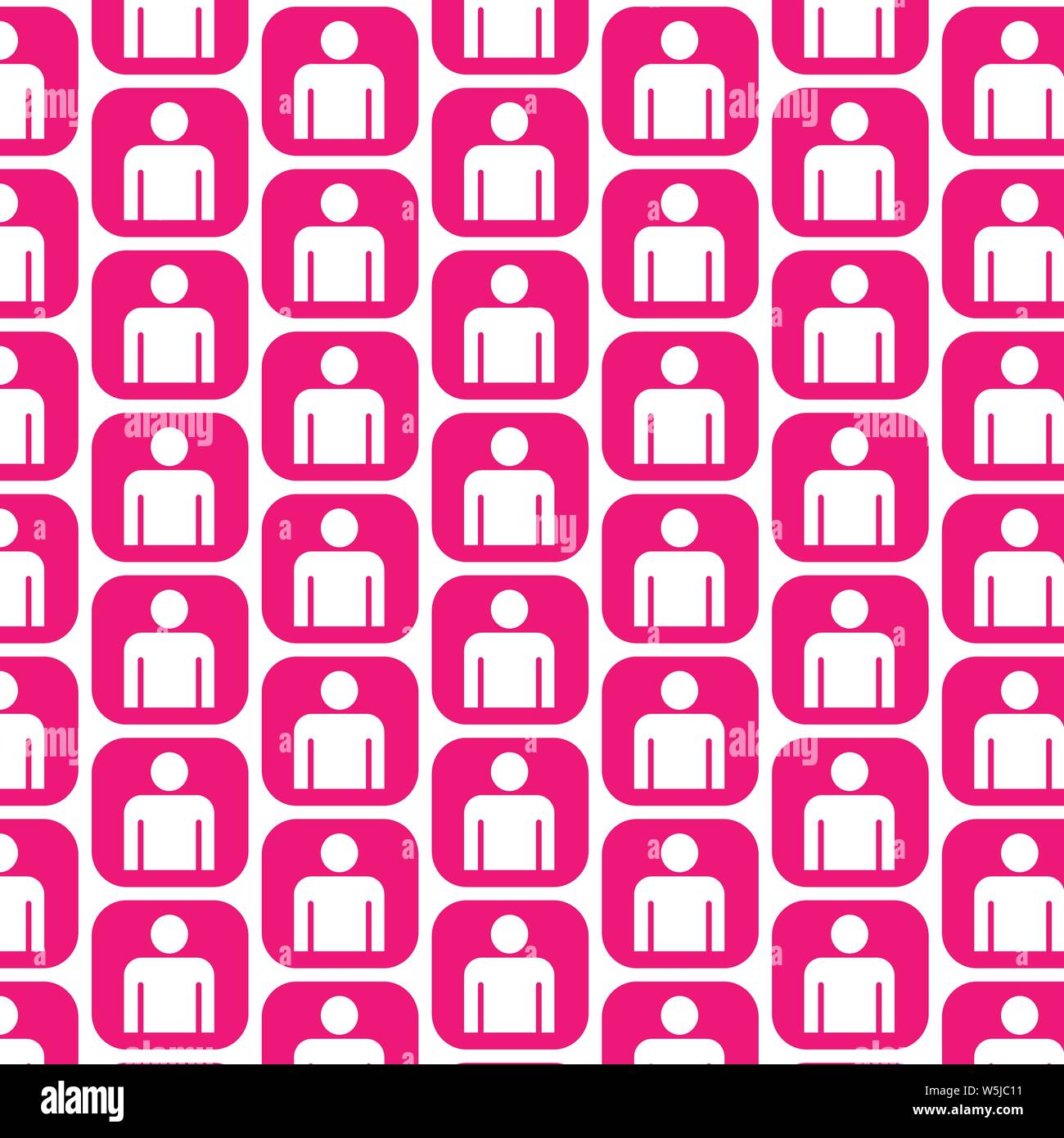 Pattern background Person symbol User sign icon Stock Vector Image ...
