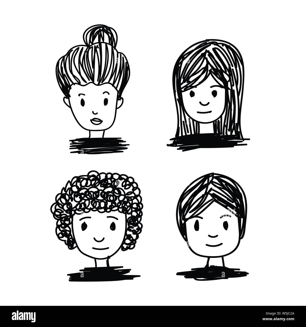 Hand drawn people Stock Vector Image & Art - Alamy