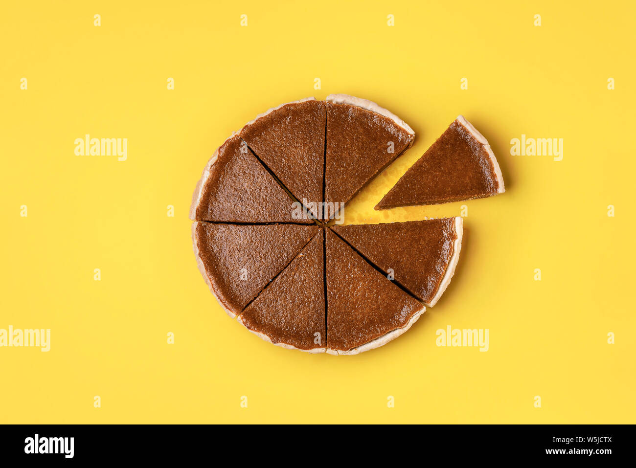 Pie slice separated from hi-res stock photography and images - Alamy