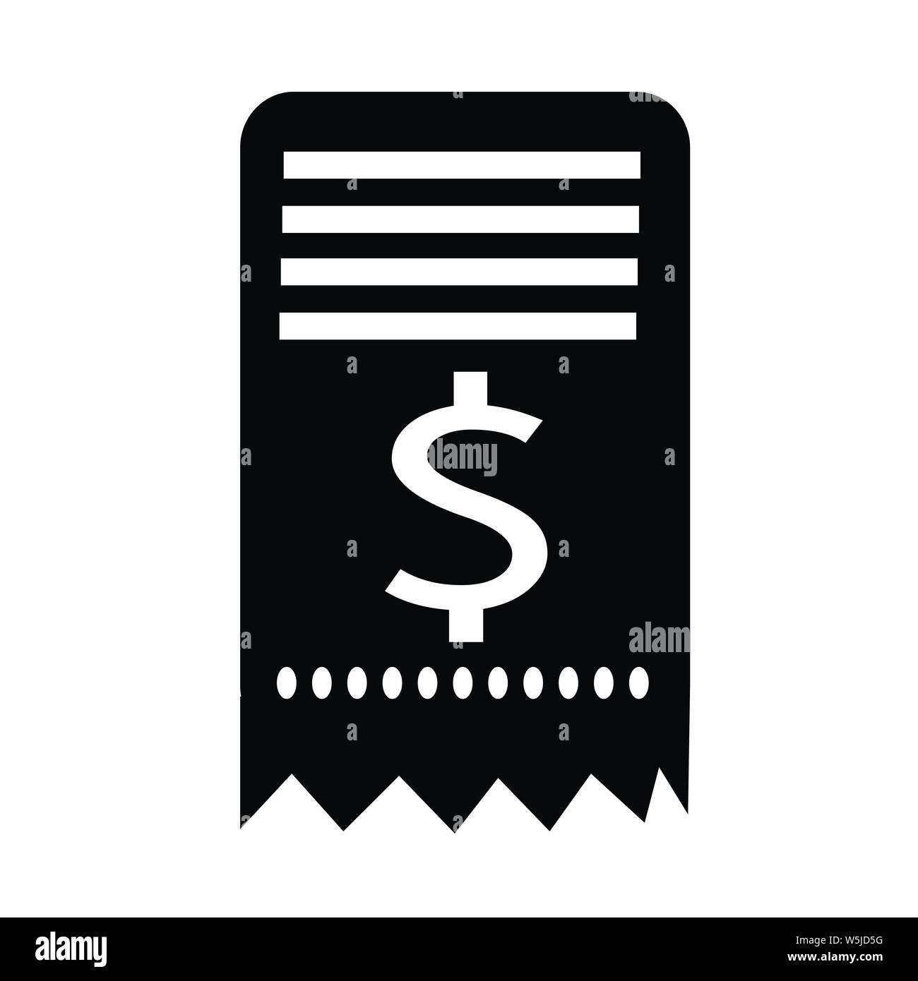 Invoice bill icon Stock Vector Image & Art - Alamy