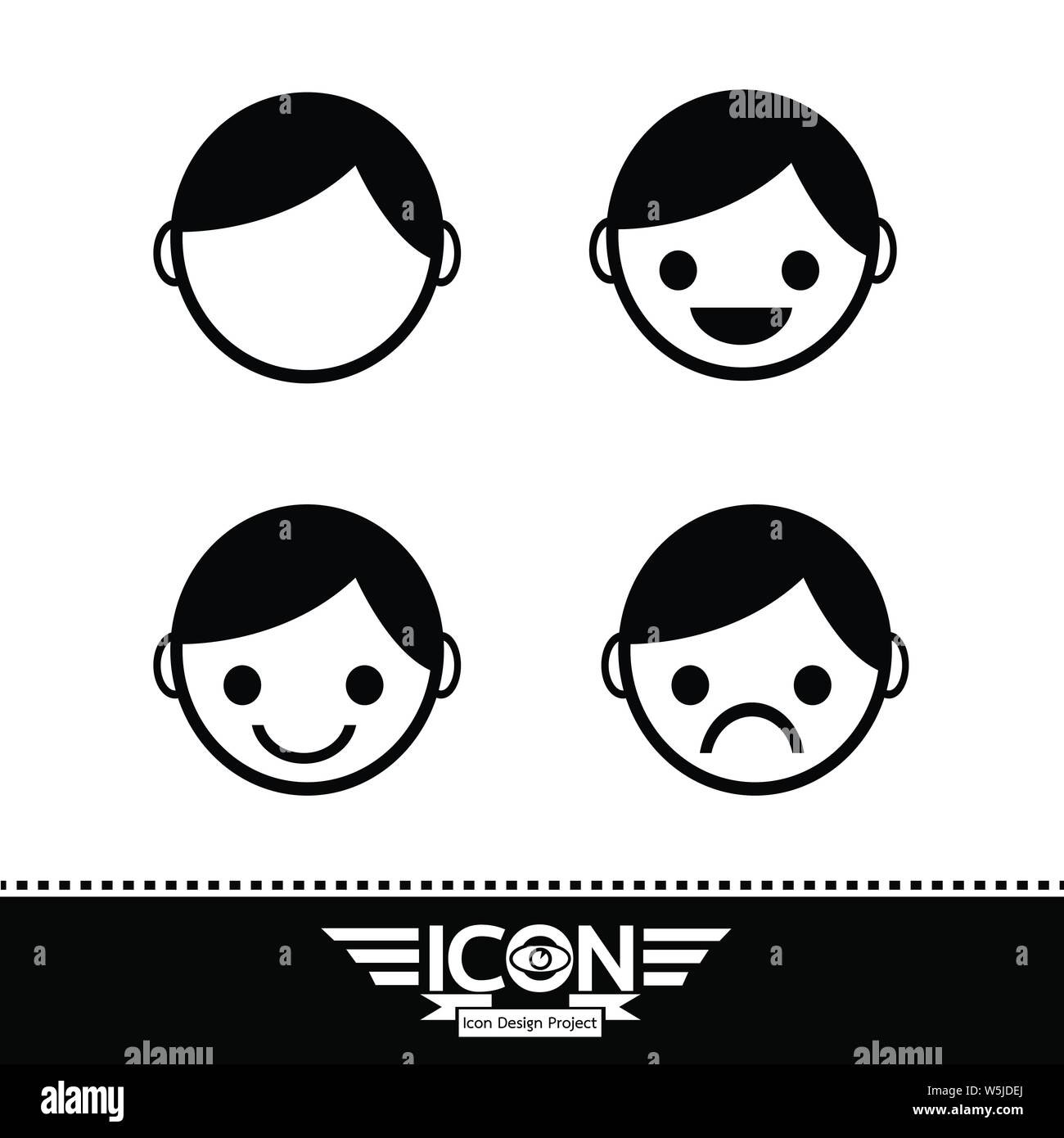 people emotion icon Stock Vector Image & Art - Alamy