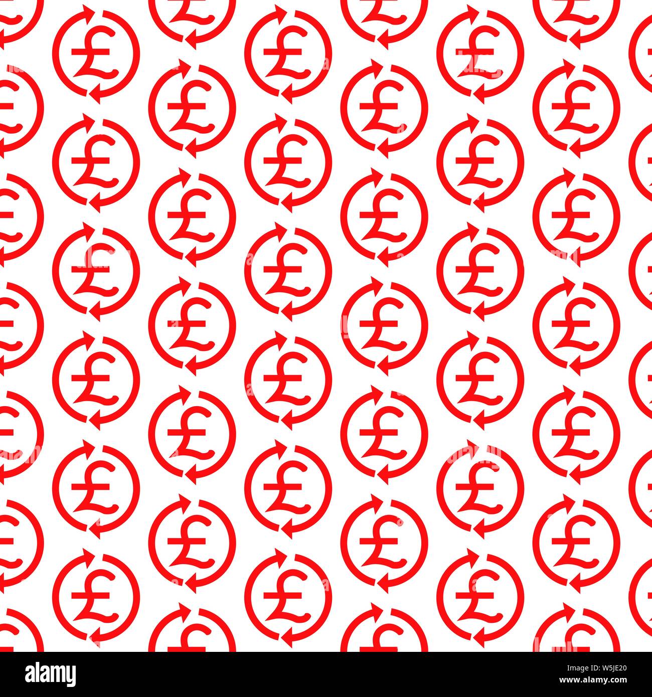 Pattern background Money Pound Icon GBP currency symbol Stock Vector ...