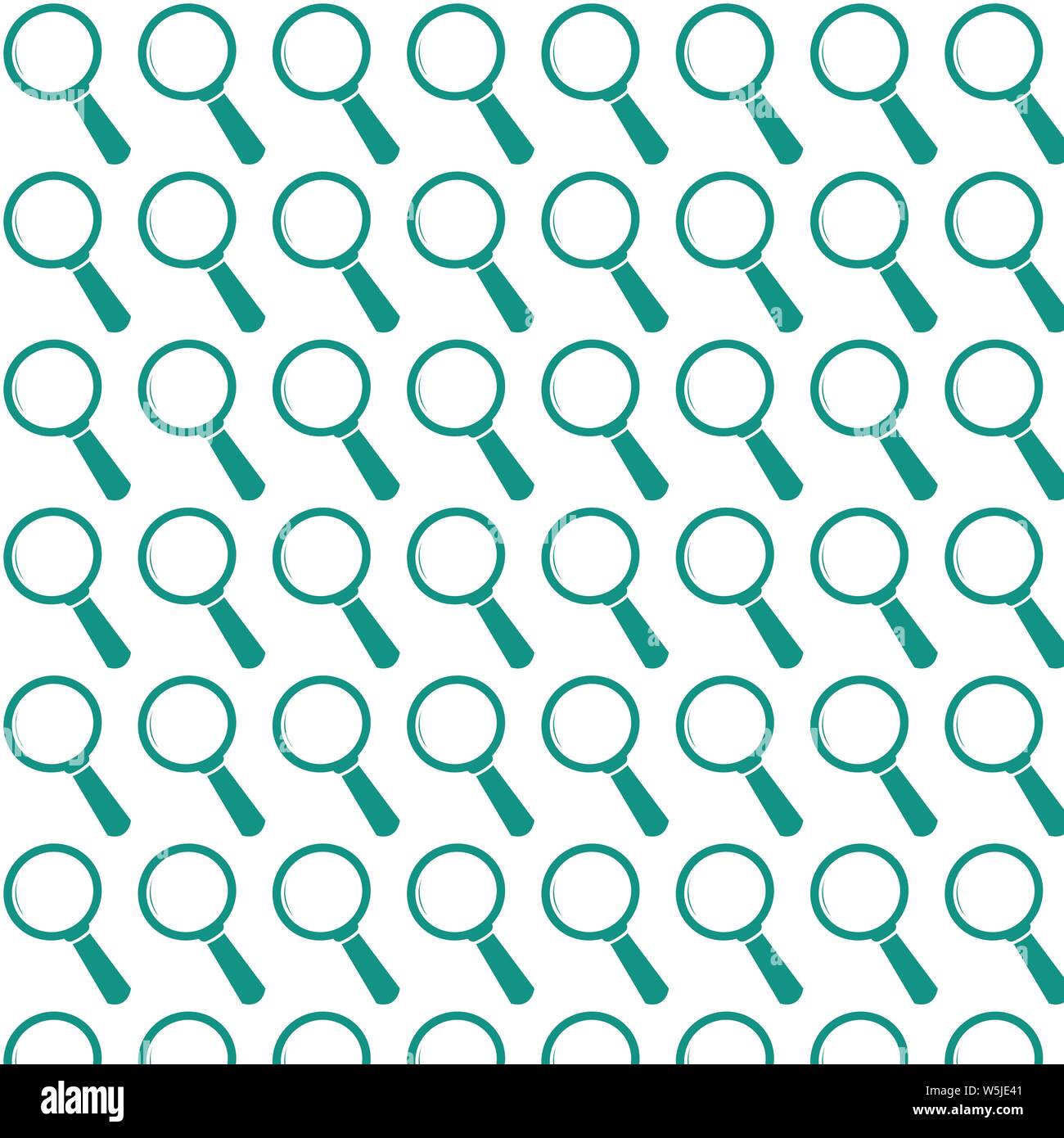 Magnifying glass decor Cut Out Stock Images & Pictures - Alamy