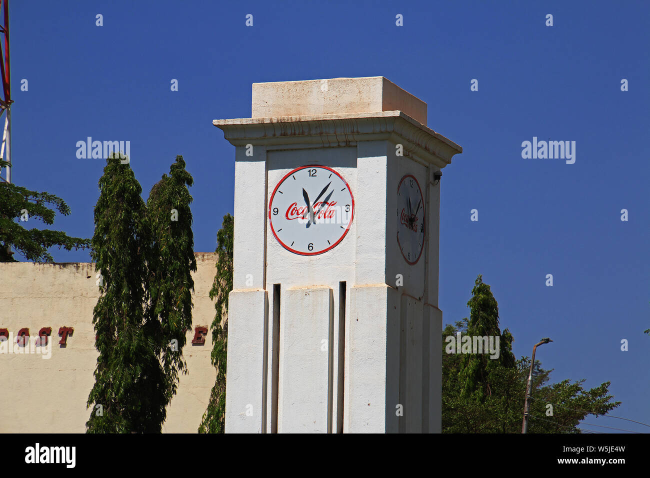 The building in Moshi city of Tanzania, Africa Stock Photo - Alamy