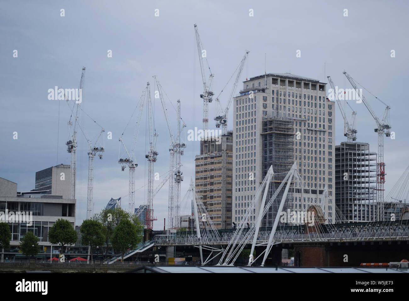 Construction of high-rise buildings in London, UK Stock Photo - Alamy