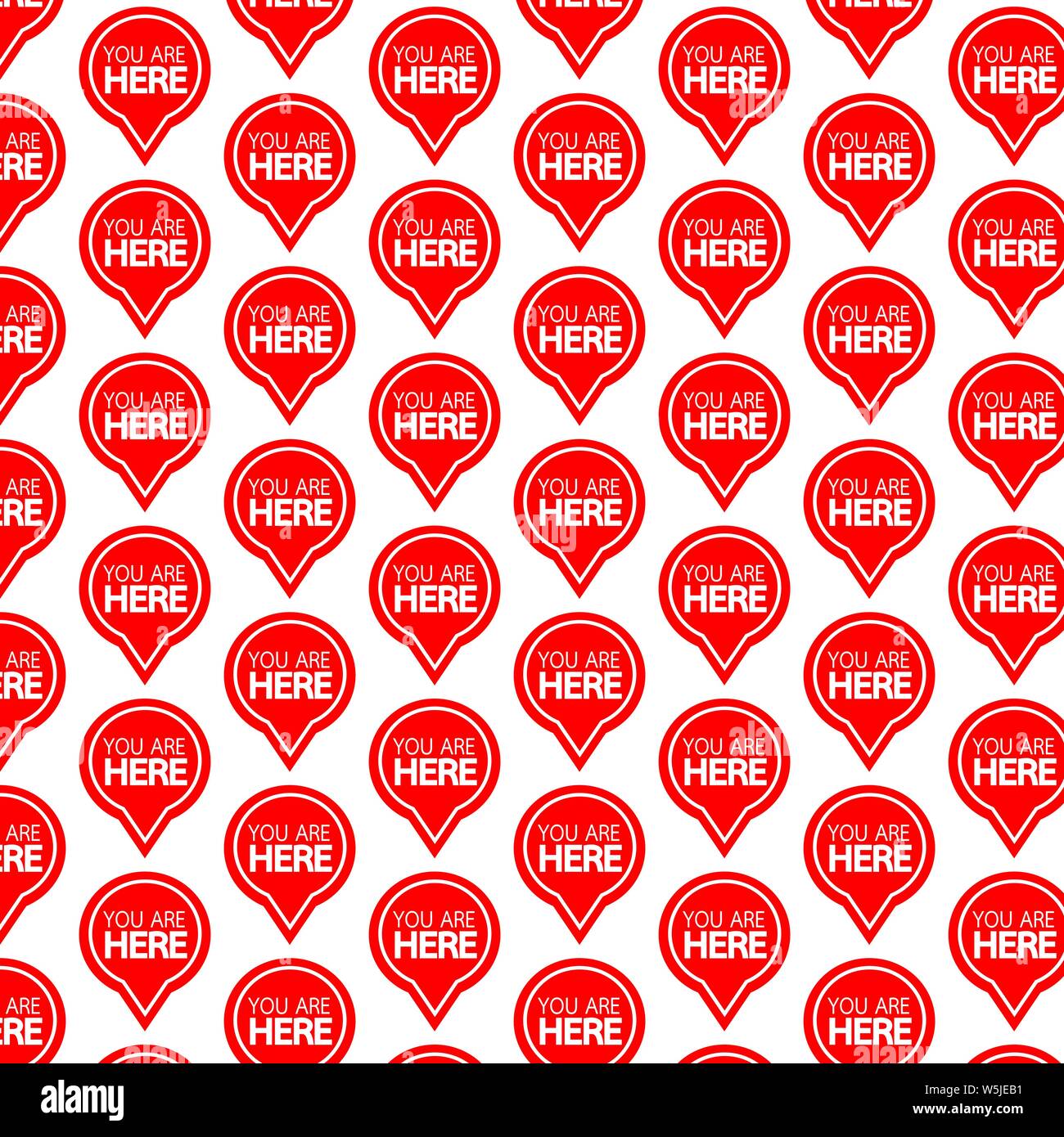 Pattern background You are here icon Stock Vector Image & Art - Alamy