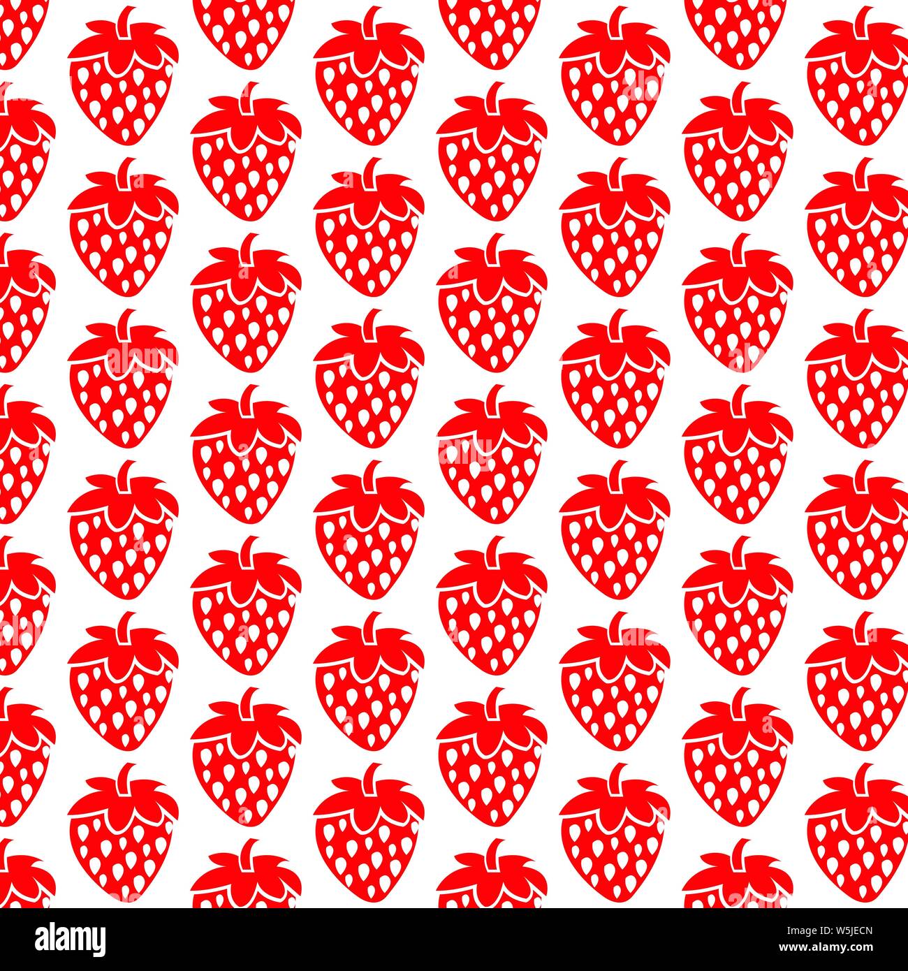 Pattern background strawberry icon Stock Vector Image & Art - Alamy