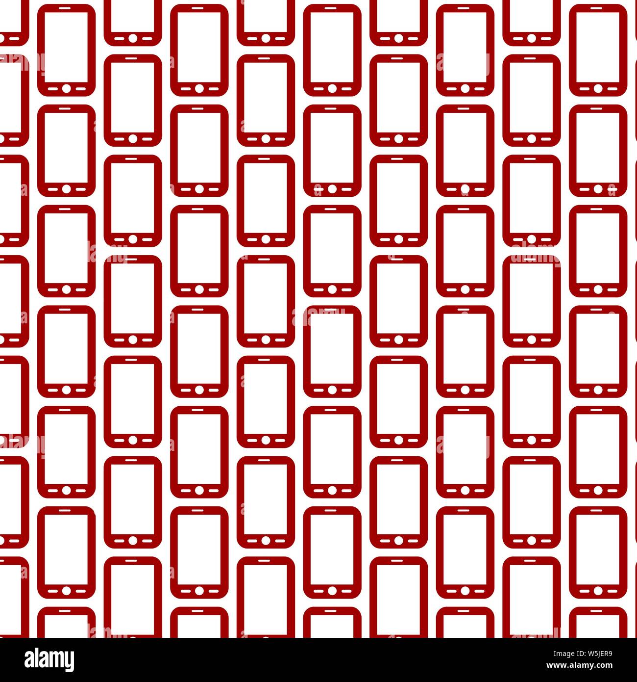 Pattern background Mobile phone icon Stock Vector Image & Art - Alamy