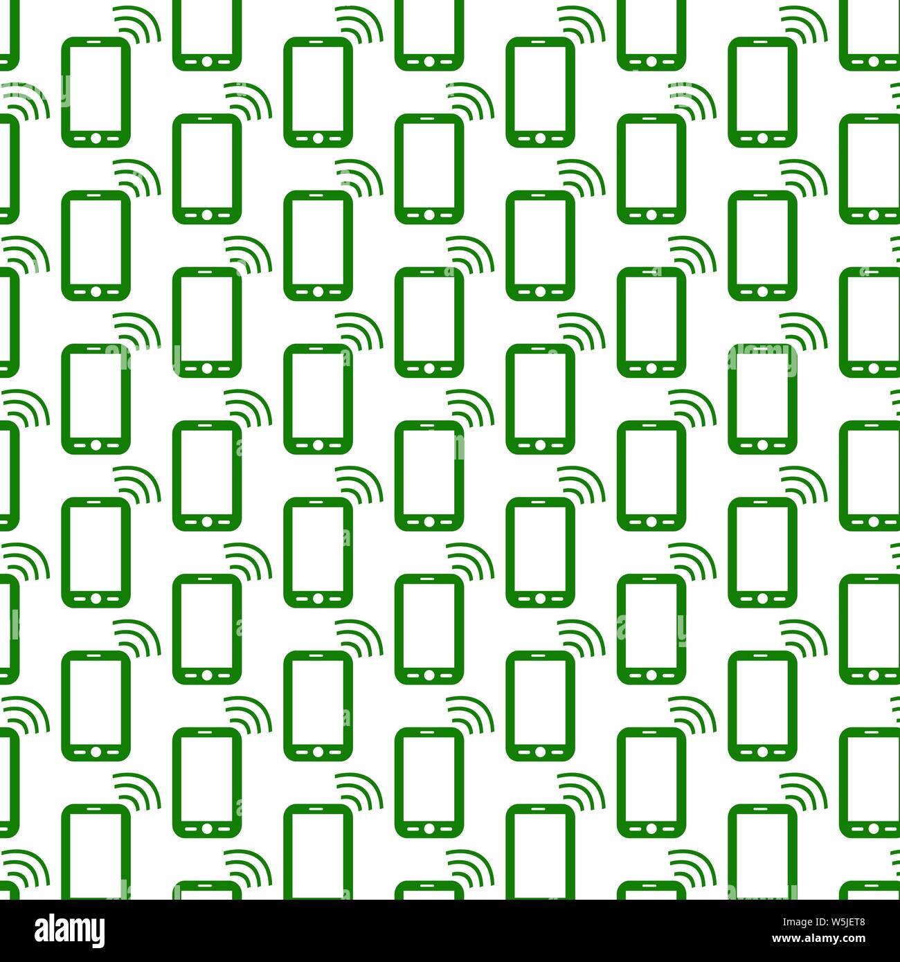 Pattern background Mobile phone icon Stock Vector Image & Art - Alamy