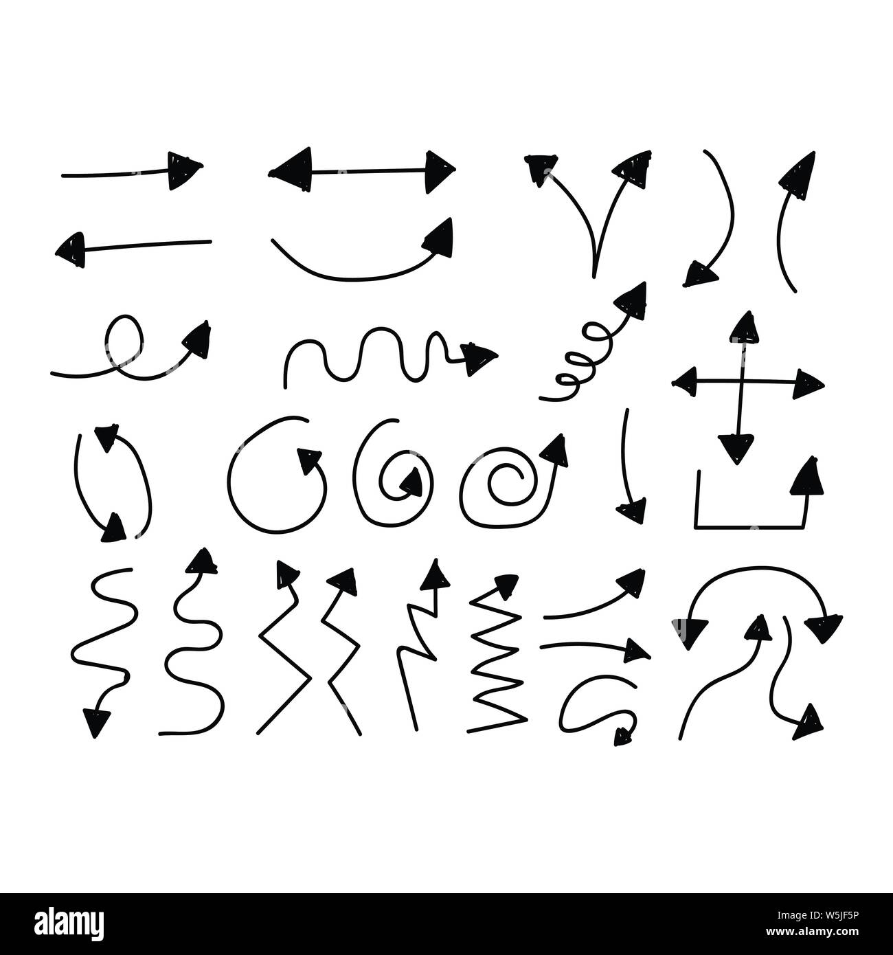 Hand drawn arrow Stock Vector Image & Art - Alamy