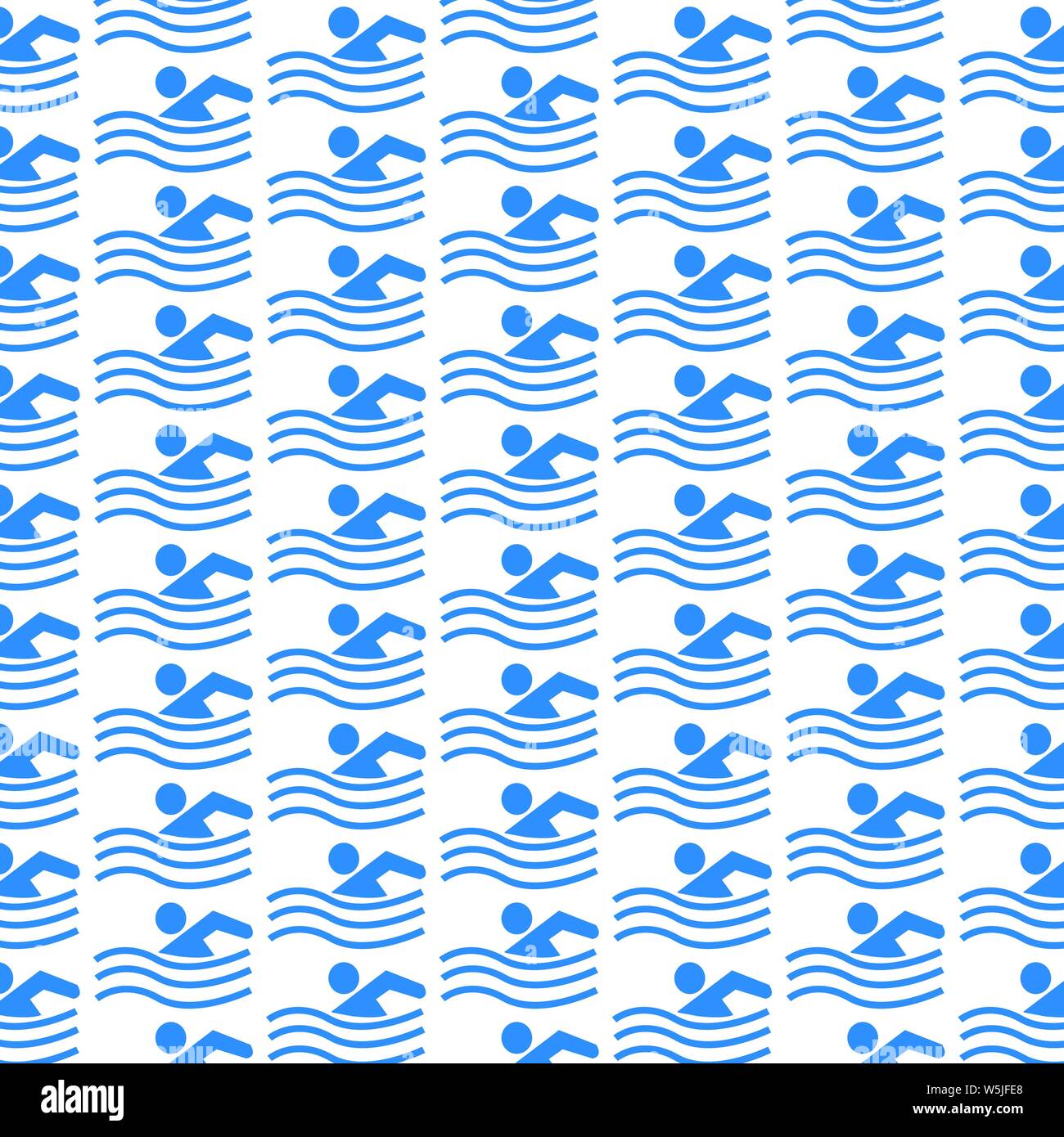 Pattern background Swim Icon Stock Vector Image & Art - Alamy