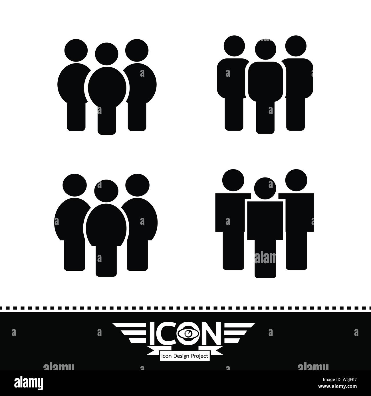 People vector icon Stock Vector Image & Art - Alamy